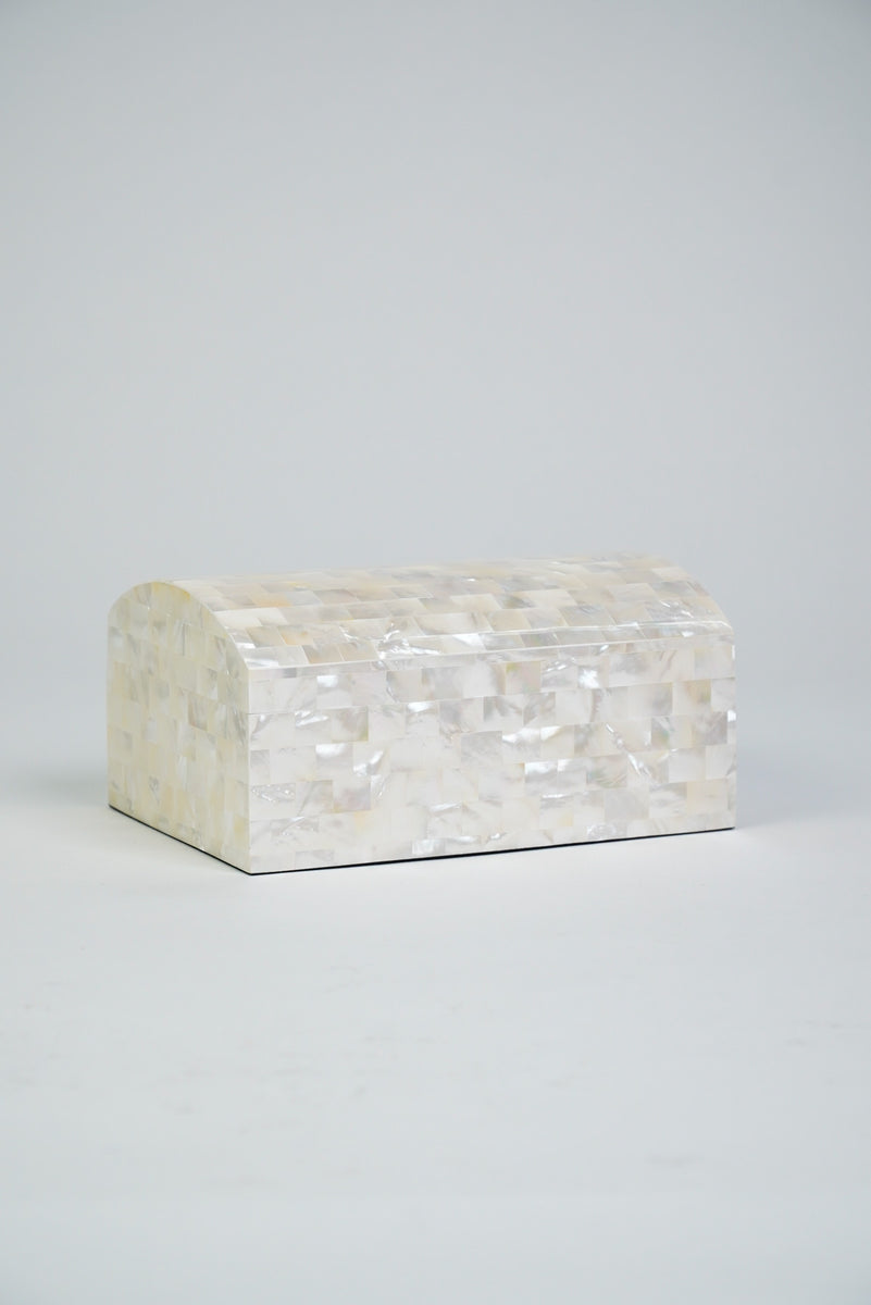 Rectangle Mother of Pearl Jewelry Box 5x7 in White – Kultura Filipino | Support Local