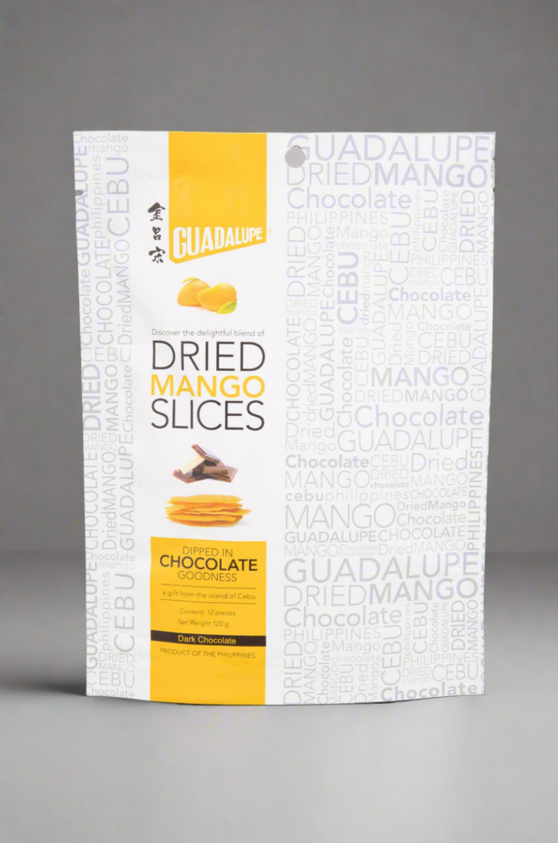 Guadalupe Dried Mango Slices Dipped in Dark Chocolate Pouch – Kultura ...