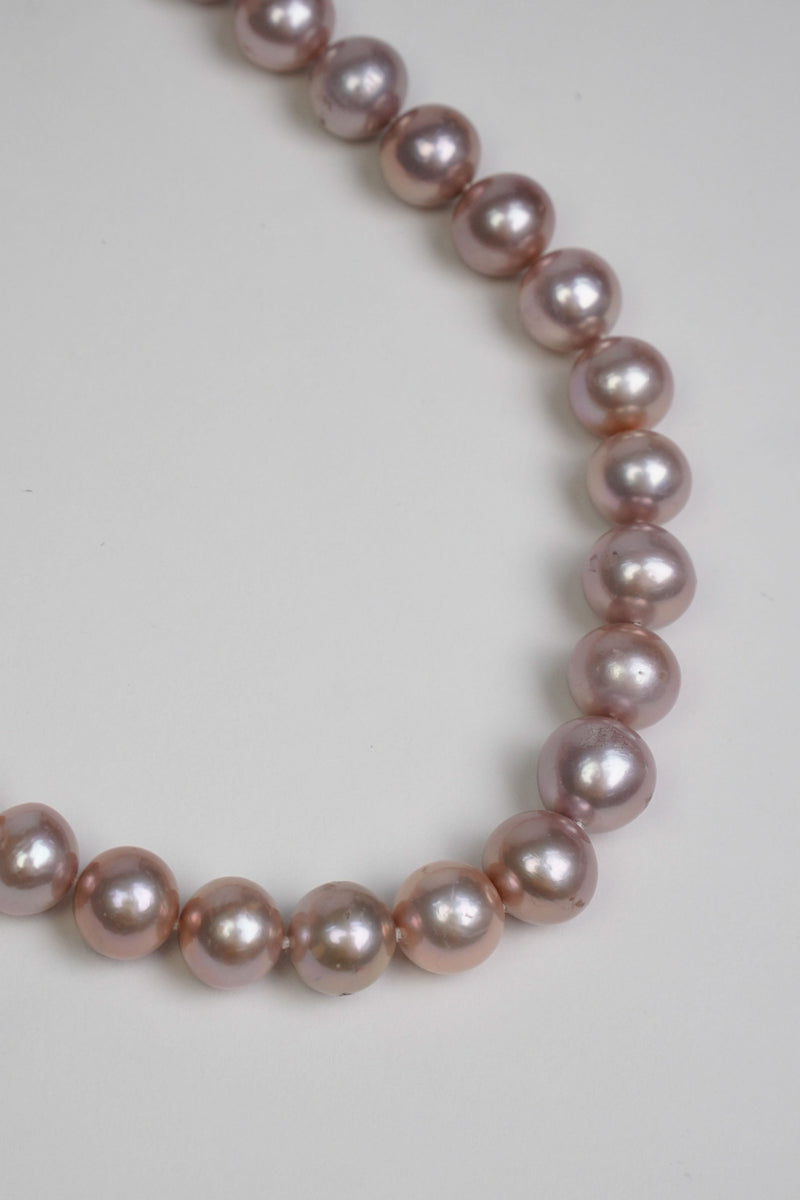 High Quality Freshwater Pearl Necklace in Peach 17mm | Kultura Filipino ...