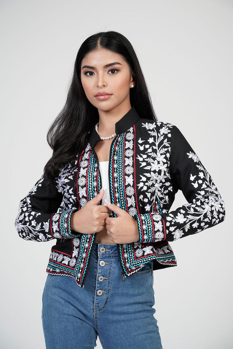 Women's Sampaguita Inspired Jacket Barong | Kultura Filipino – Kultura ...