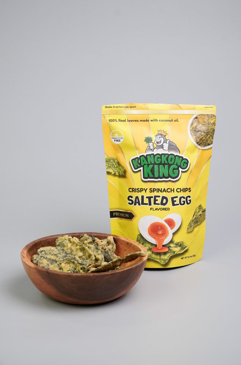 KangKong King Water Spinach Chips in Salted Egg 60g| Kultura Filipino ...