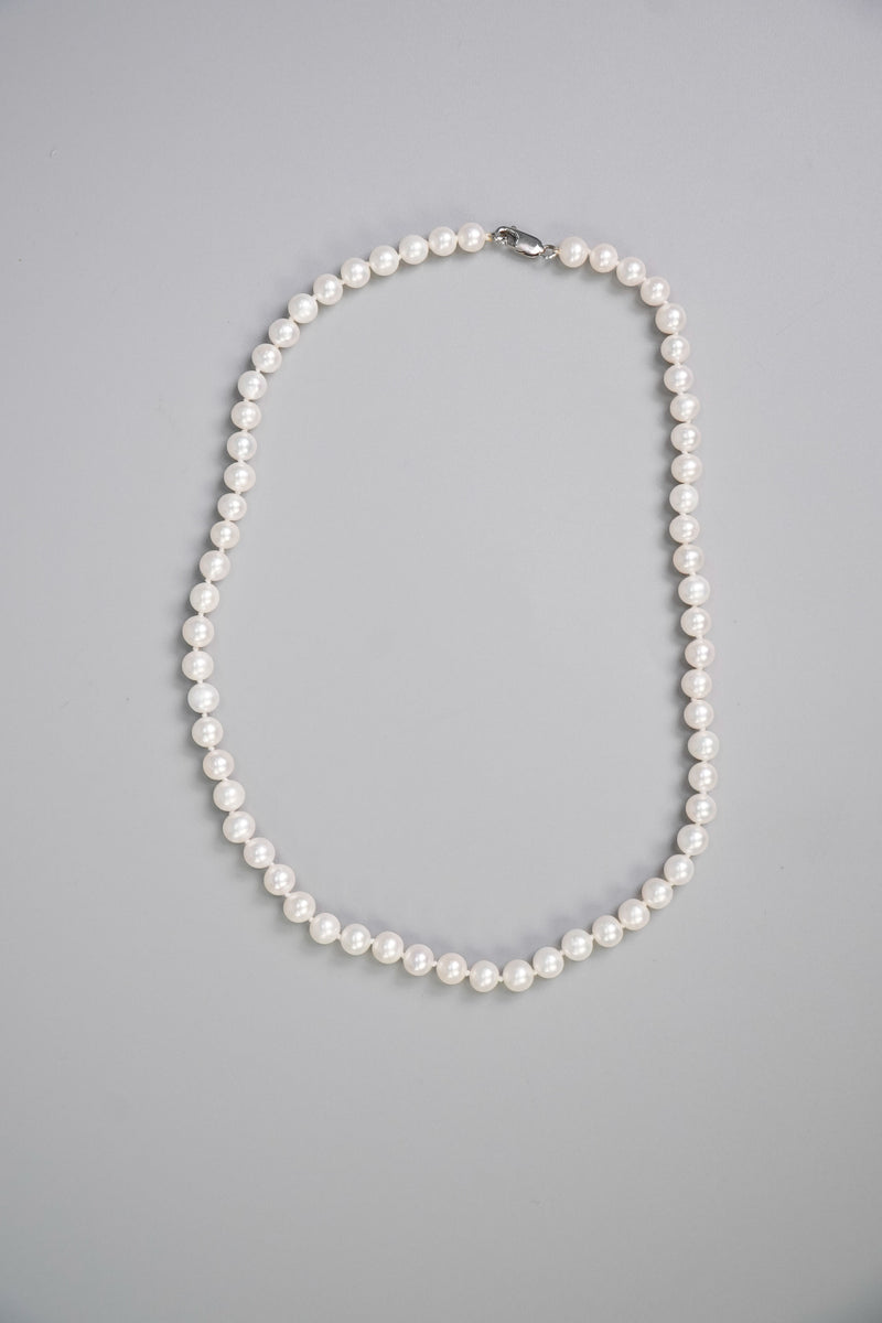 Round Pearl Necklace in White | Kultura Filipino – Kultura Filipino ...