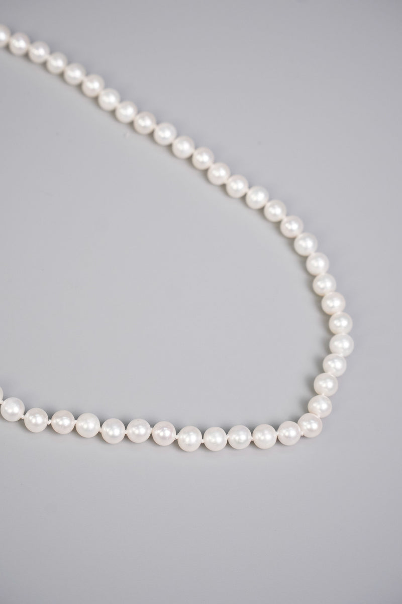 Round Pearl Necklace in White | Kultura Filipino – Kultura Filipino ...