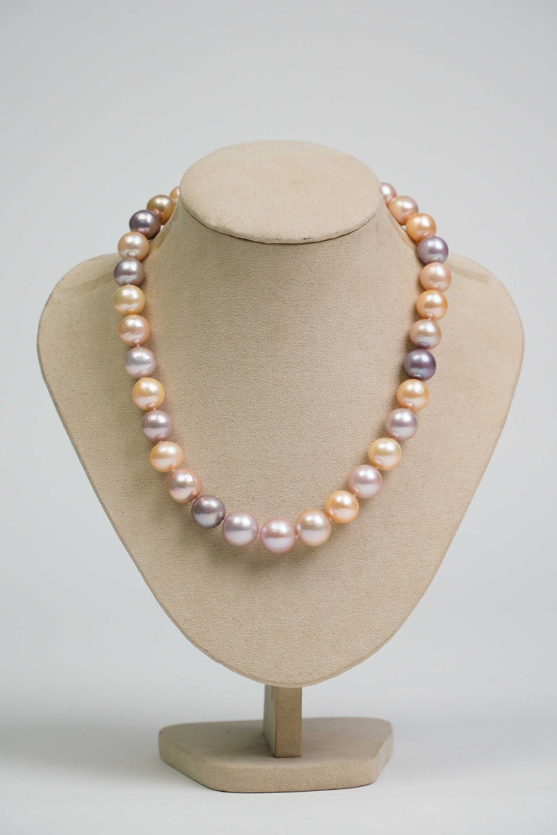 High Quality Freshwater Pearl Multicolored Necklace 14mm | Kultura ...