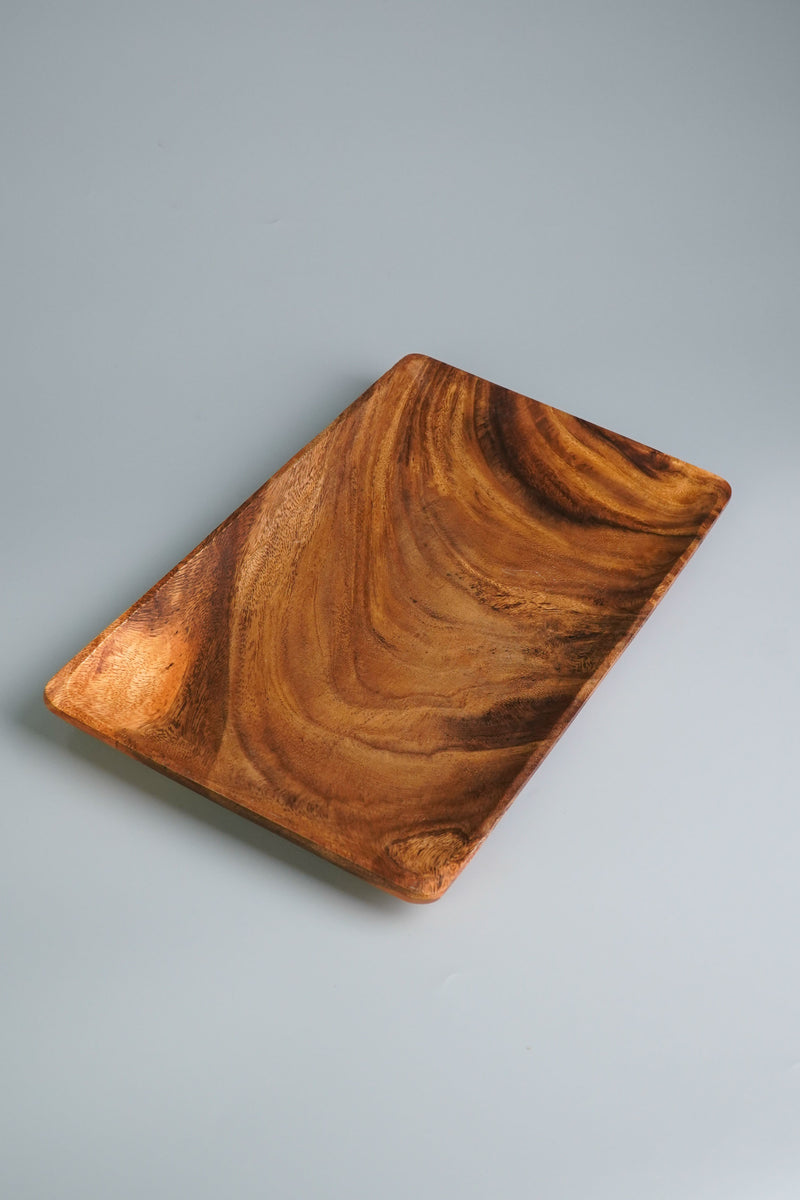 Acacia Wood Rectangle Plate – Kultura Filipino | Support Local