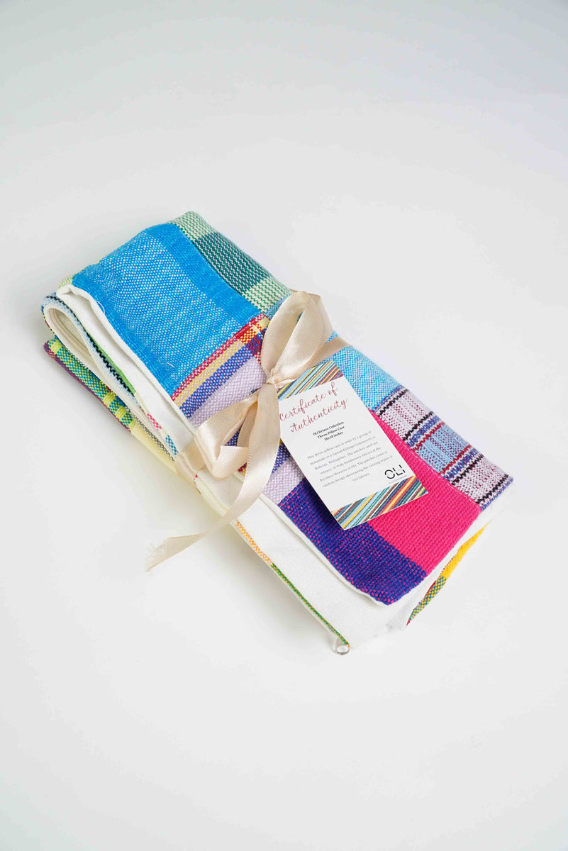 Retaso Patchwork Throw Pillow Case 18" x 18" – Kultura Filipino ...