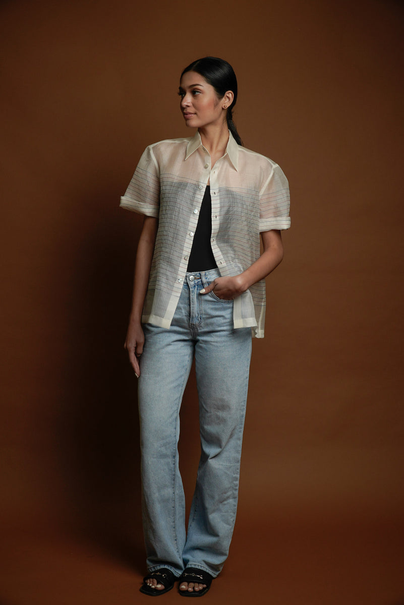 Women's Plain Pad Paper Barong in Natural – Kultura Filipino | Support ...