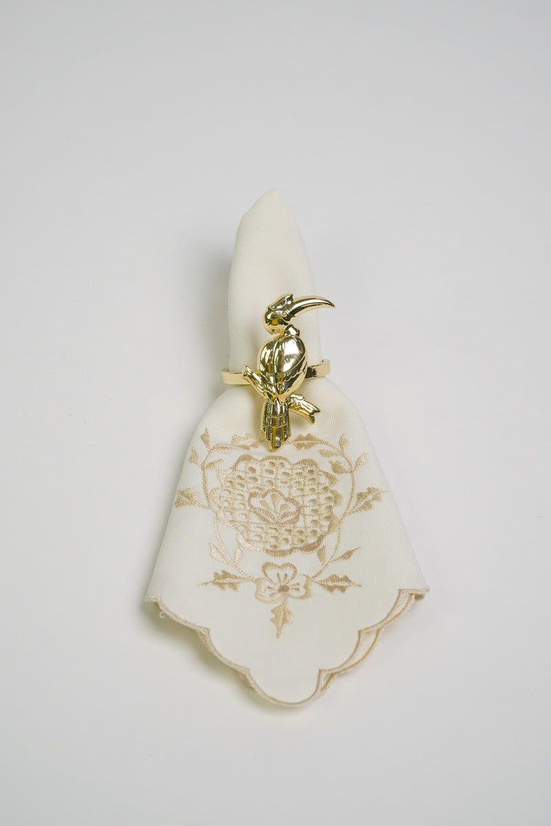 Kalaw Bird Gold Plated Napkin Ring – Kultura Filipino | Support Local