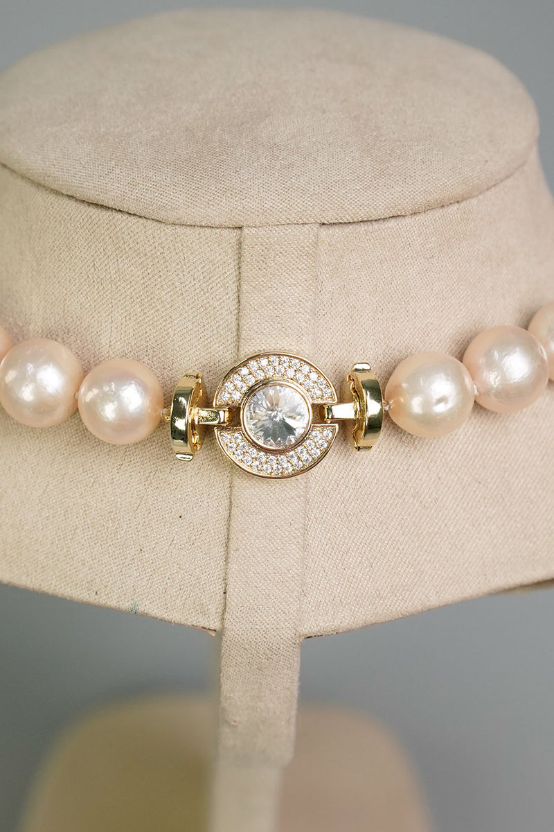 Round Choker Necklace in Pink – Kultura Filipino | Support Local