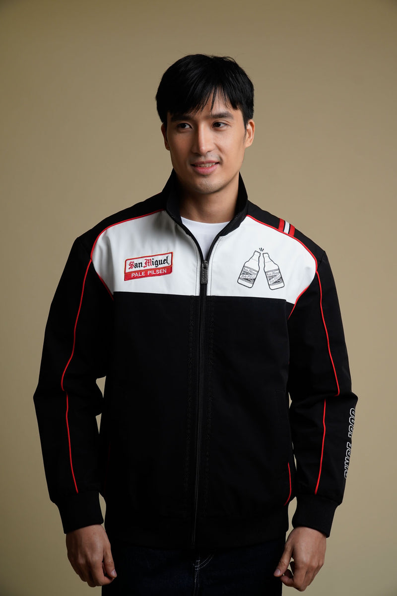 My Philippines Men's Jacket in White and Black | Kultura Filipino ...