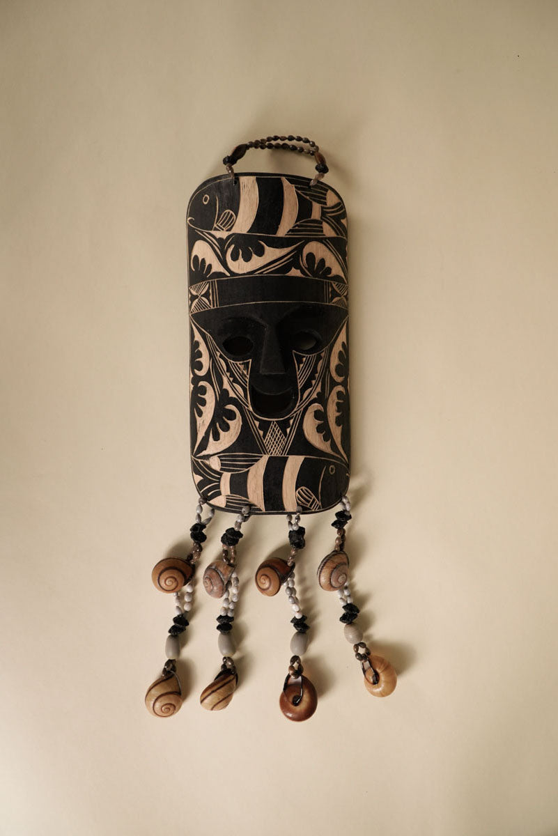 Indigenous Wooden Chimes Mask – Kultura Filipino | Support Local
