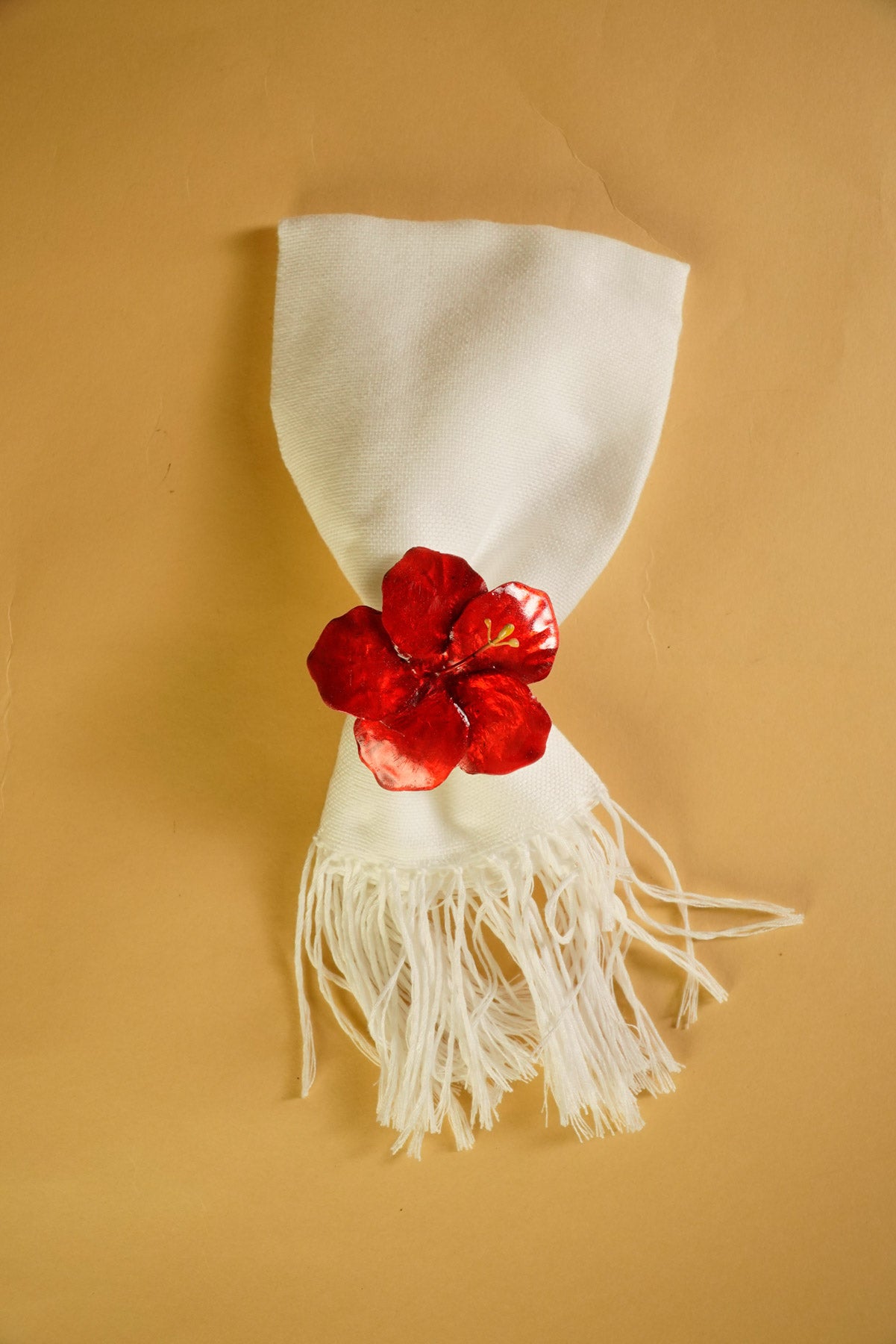 Napkin Ring Floral Set of 4 – Kultura Filipino | Support Local