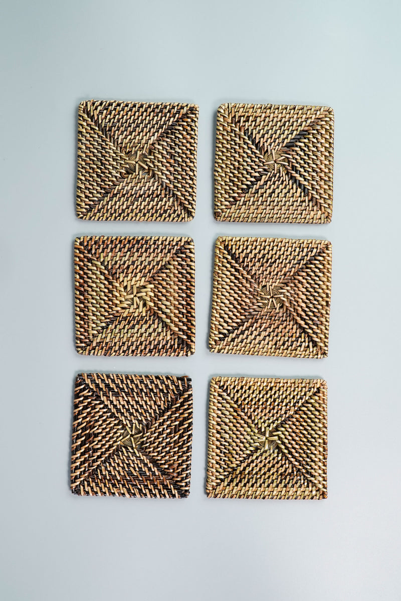 Set of 6 Nito Coaster Gift Set – Kultura Filipino | Support Local