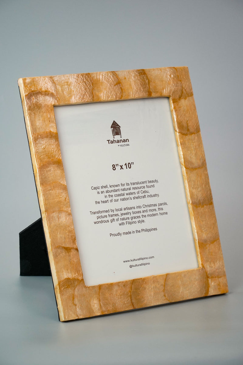 Smoked Capiz Picture Frame in Gold 8 x 10 – Kultura Filipino | Support ...