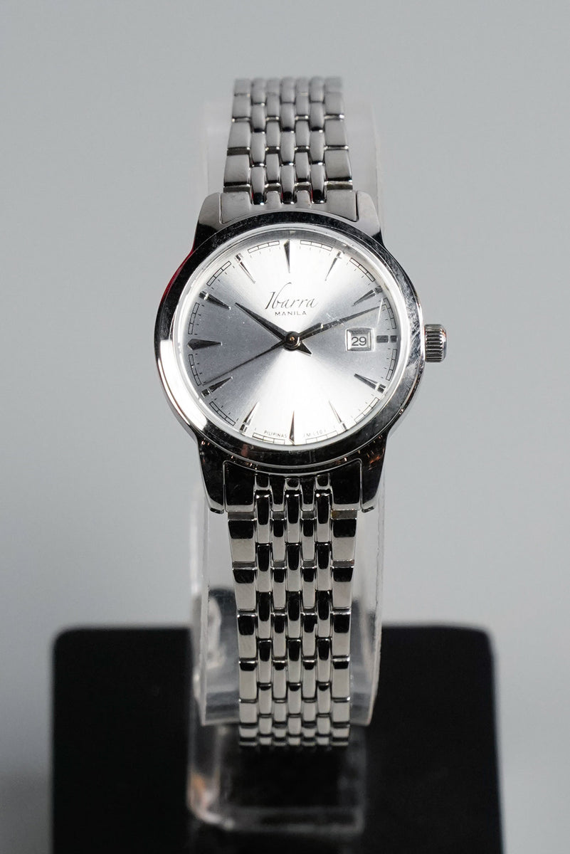 Ibarra Rivera Watch in Silver, 29mm – Kultura Filipino | Support Local