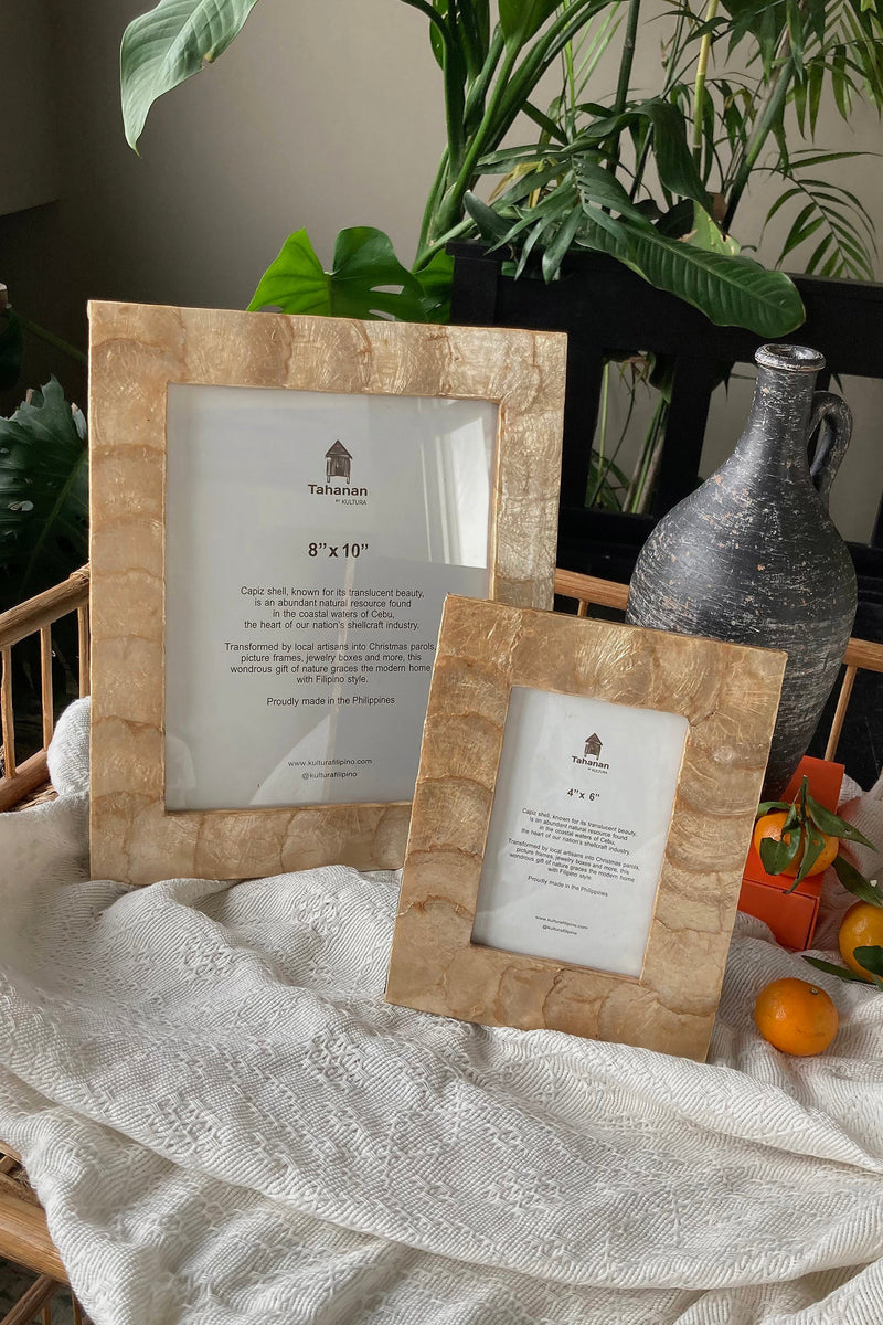 Smoked Capiz Picture Frame in Gold 8 x 10 – Kultura Filipino | Support ...